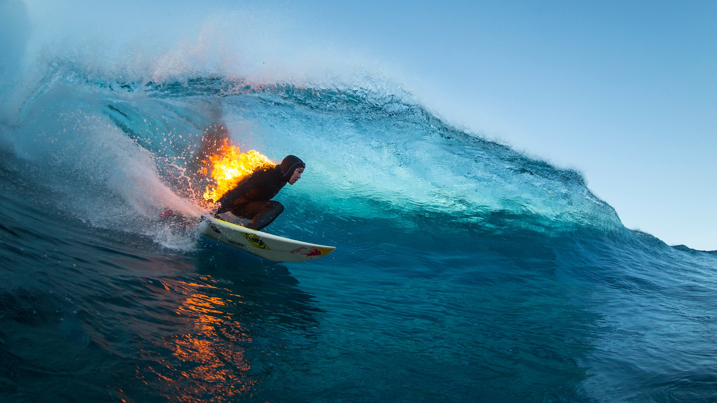 This Is How You Set a Surfer on Fire. Safely, of Course.
