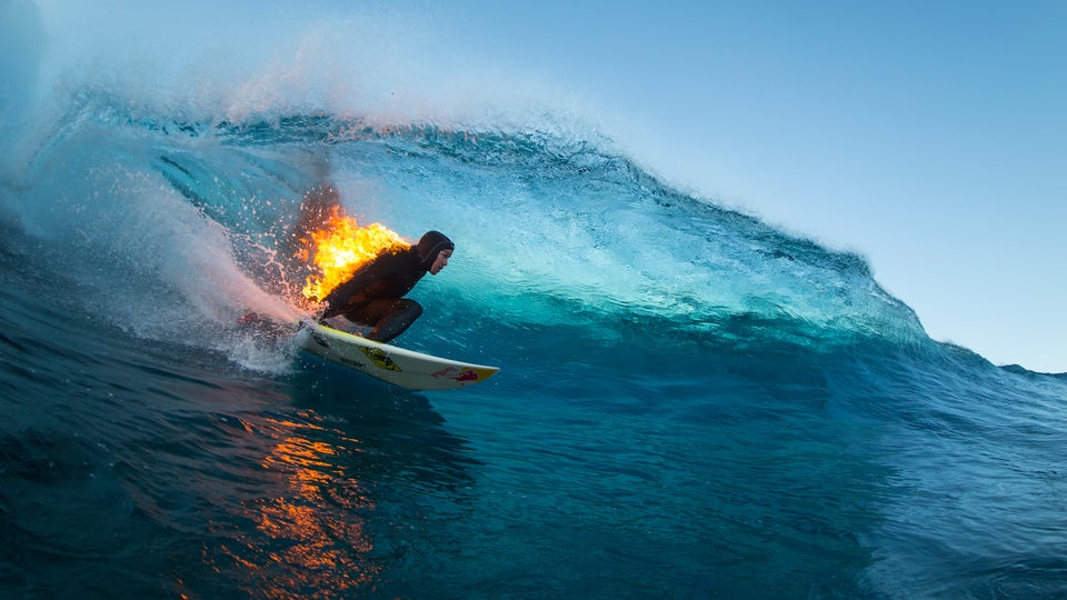This Is How You Set a Surfer on Fire. Safely, of Course.