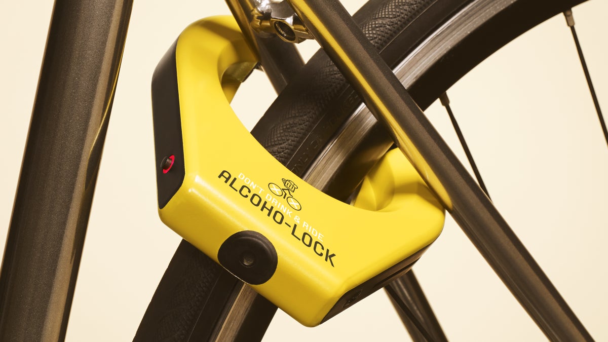 This Bike Lock Doubles as a Breathalyzer