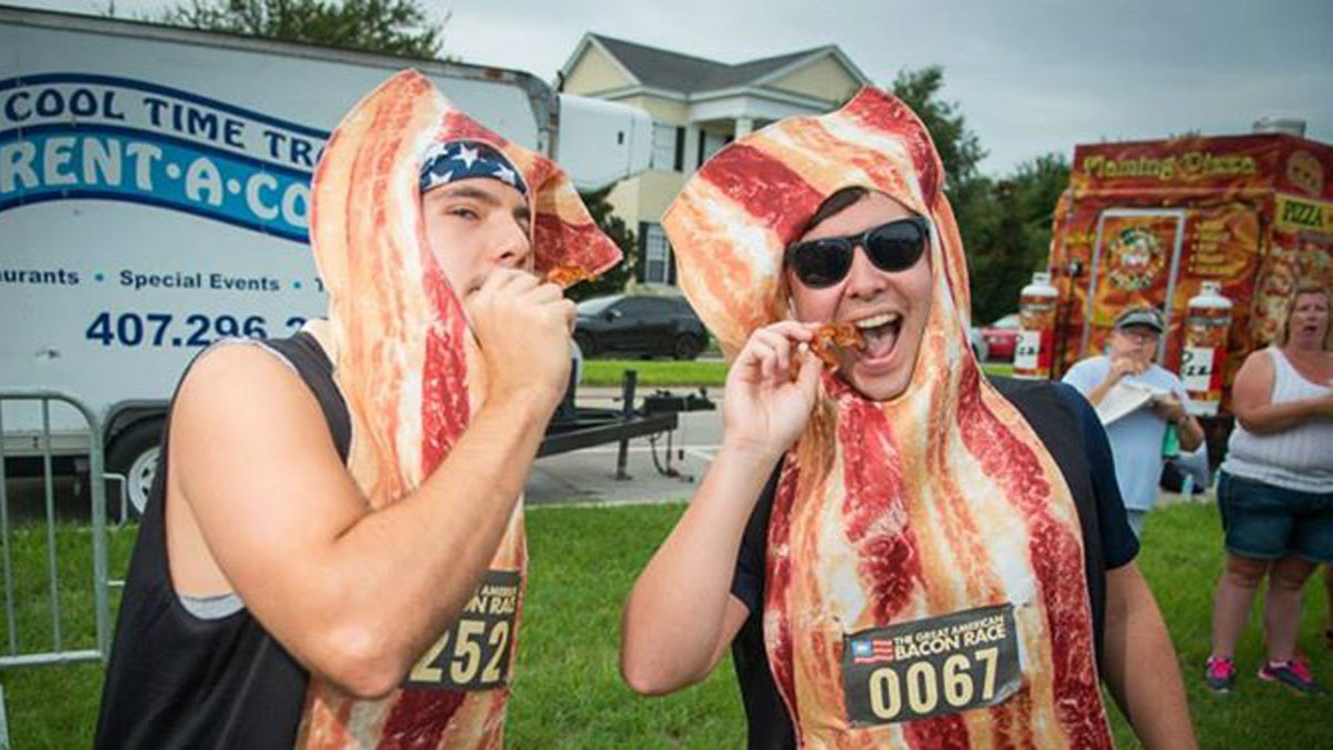 Eat and Run (and Clutch Your Chest In Agony) at a Bacon Race