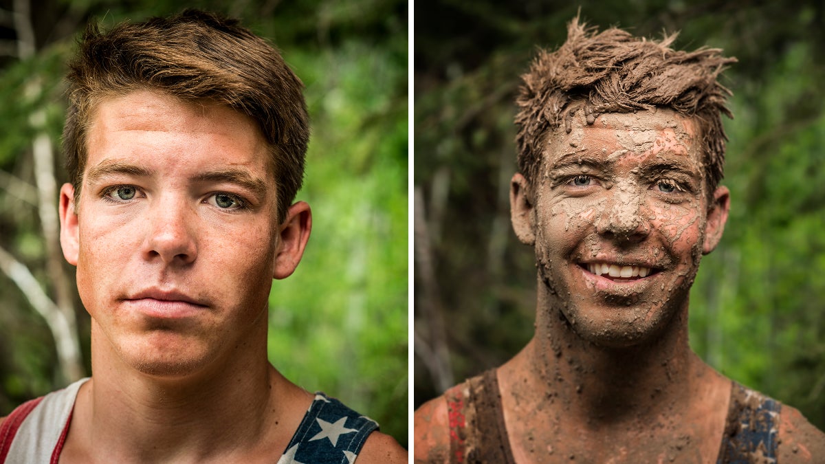 Muddy Portraits That Prove Exercise Makes You Smile - Outside Online