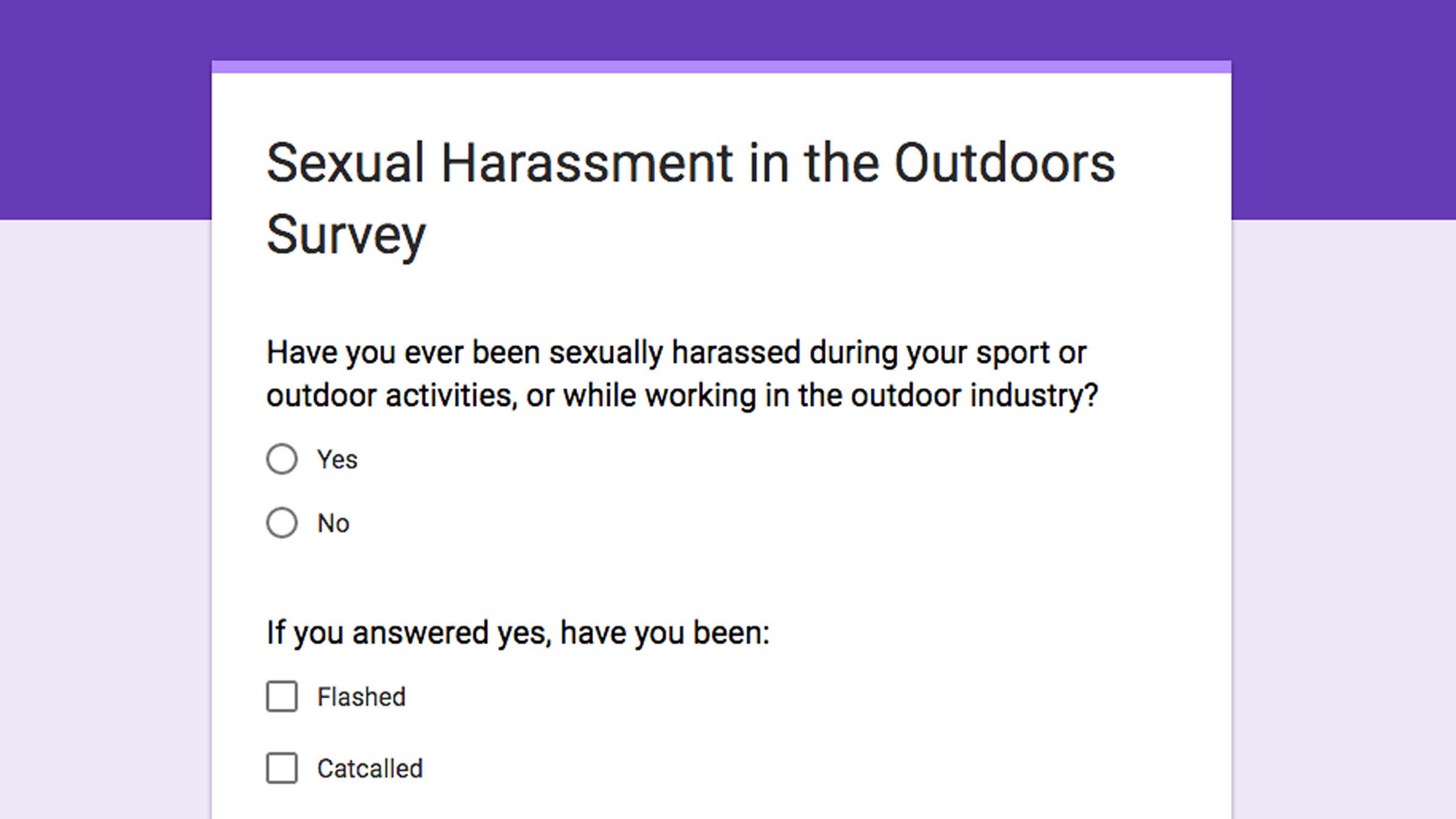 Don’t Care About Sexual Harassment? Don't Read Outside.
