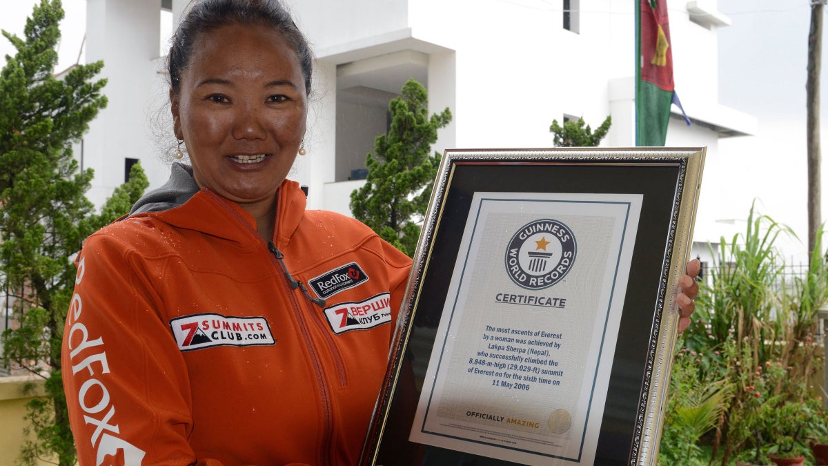 Lhakpa Sherpa Breaks Her Own Everest Record