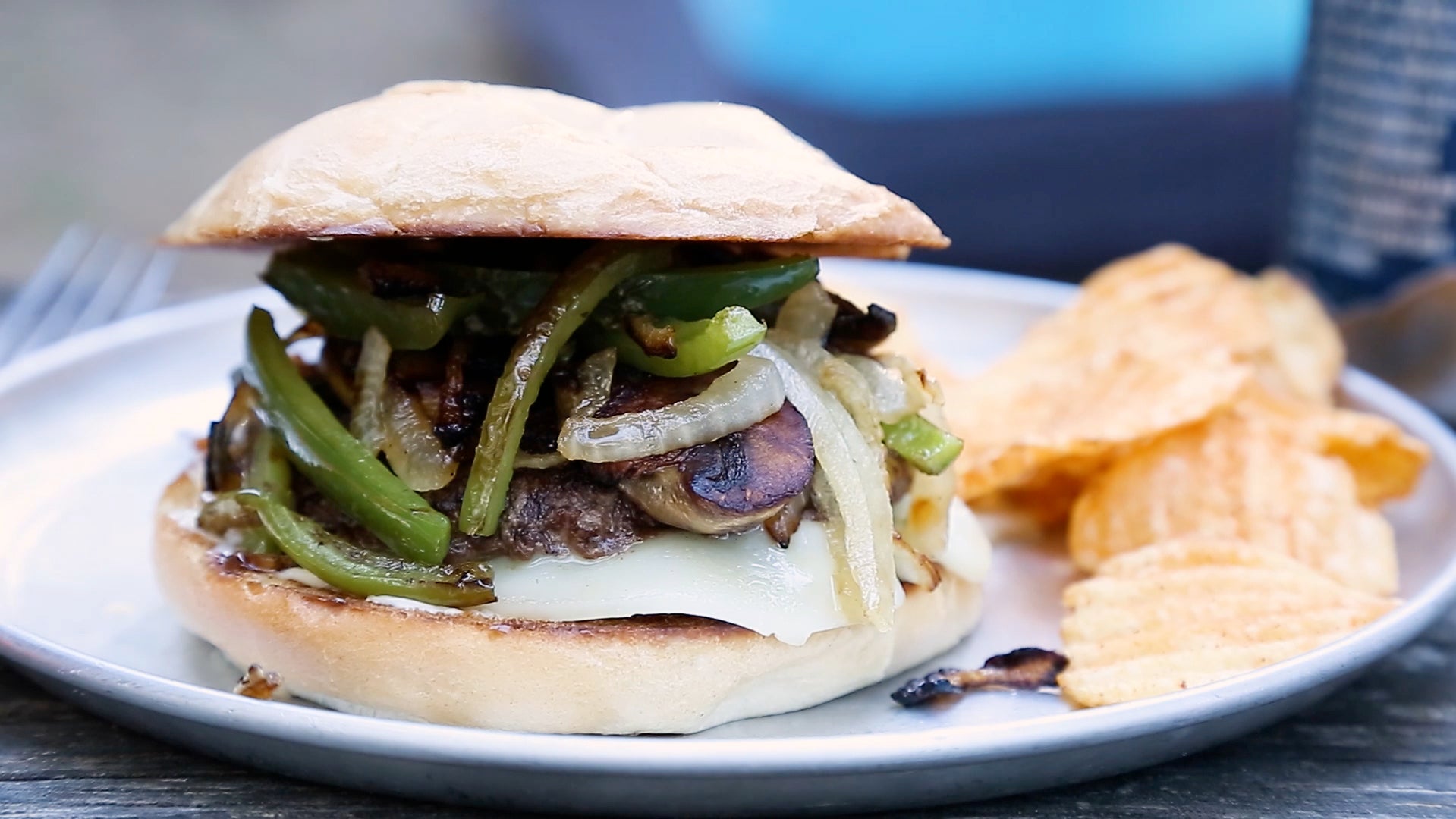 Cheesesteak Smash Burger Recipe - Outside Online