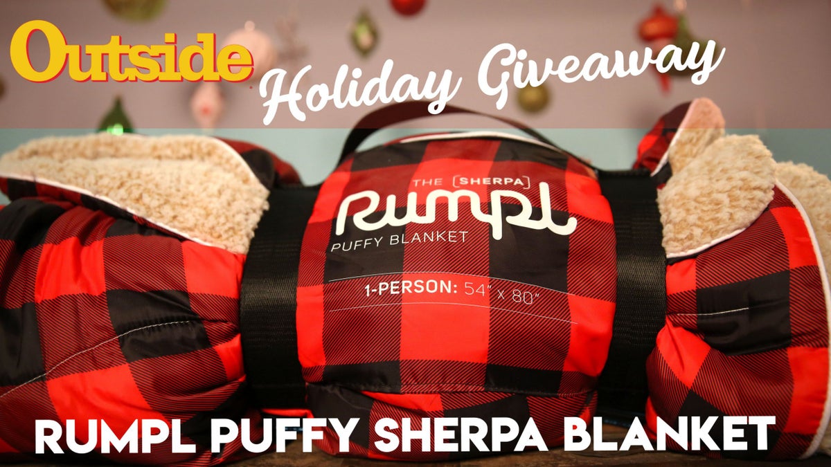 Holiday Giveaway: Rumpl Sherpa Blanket - Outside Online