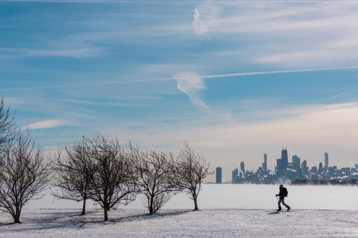 Braving the Polar Vortex on the Ice of Lake Michigan - Outside Online