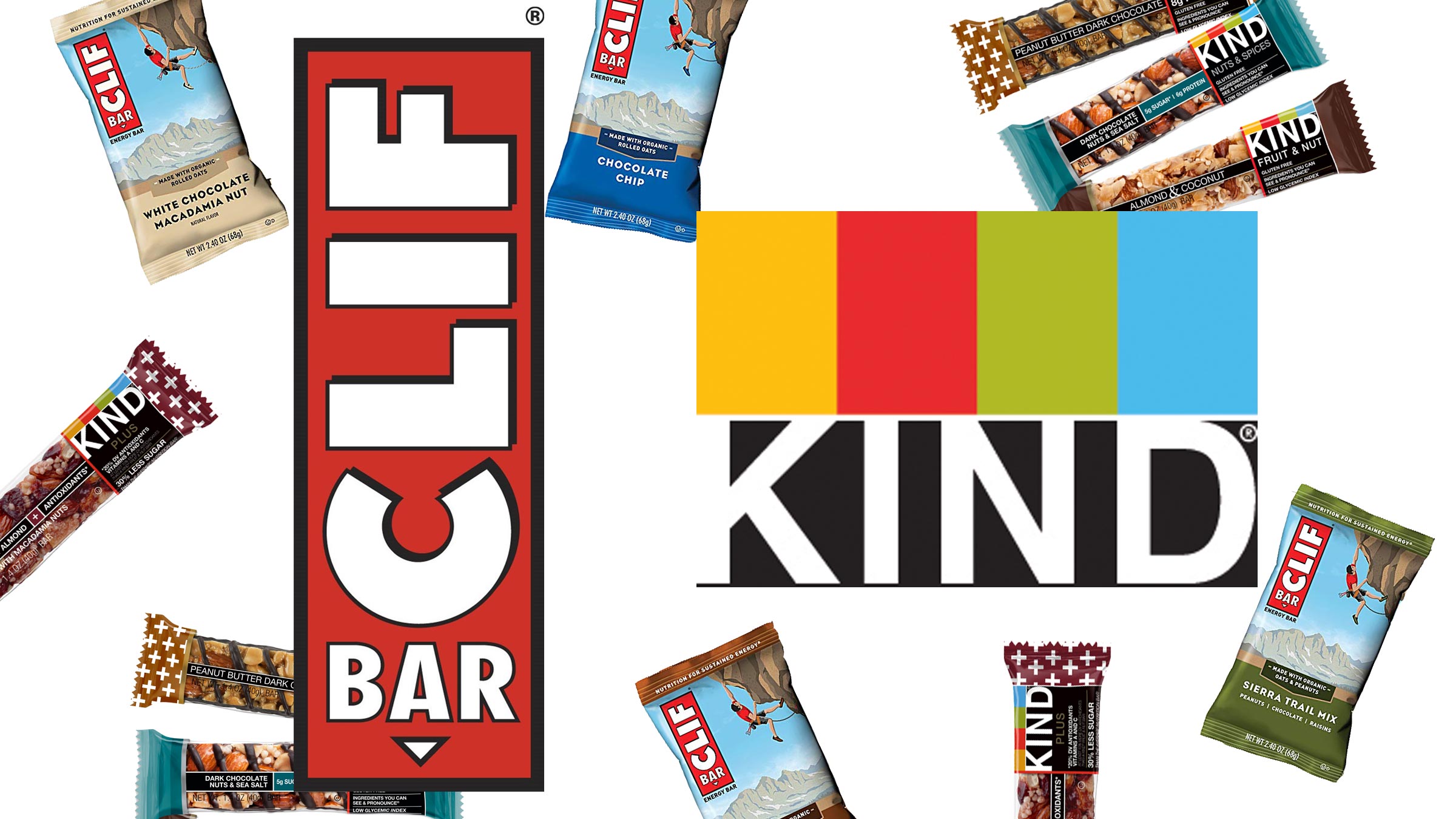 Cliff Bars CLIF BAR Energy Bars, Variety Pack, 2 Flavors, Plant Based