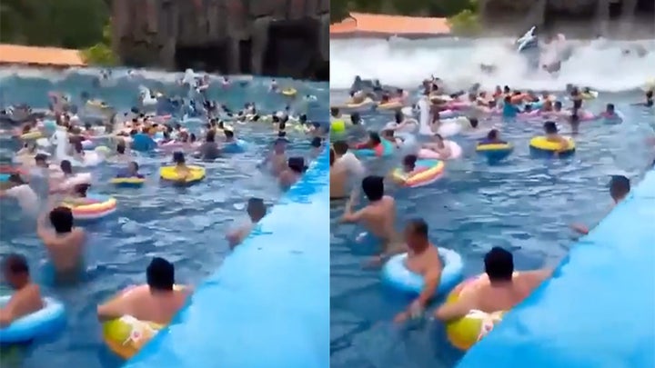 A Giant Wave Injured Dozens of People at a Waterpark