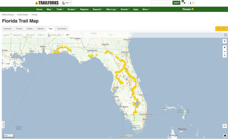 The Florida National Scenic Trail Is the Hardest Hike You’ve Never Heard Of
