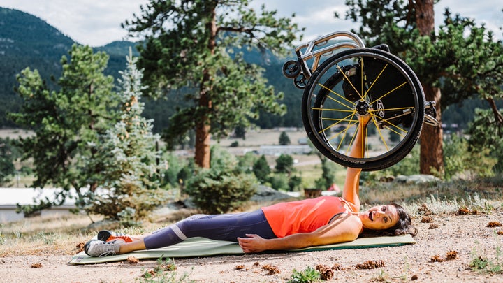 Quinn Brett Shares Her Adaptive Yoga Routine