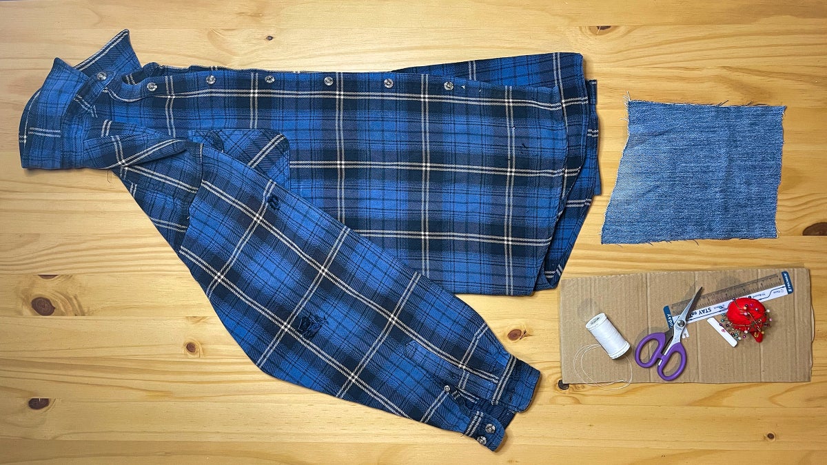 How to Patch a Worn-Out Elbow on Your Shirt