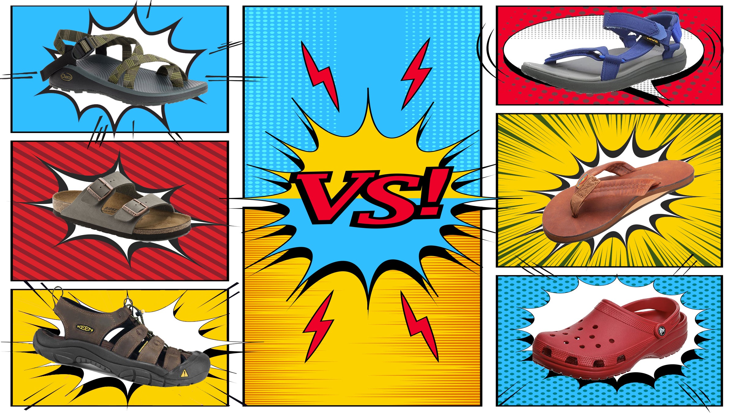 Welcome to Outside’s Sandal Battle - Outside Online