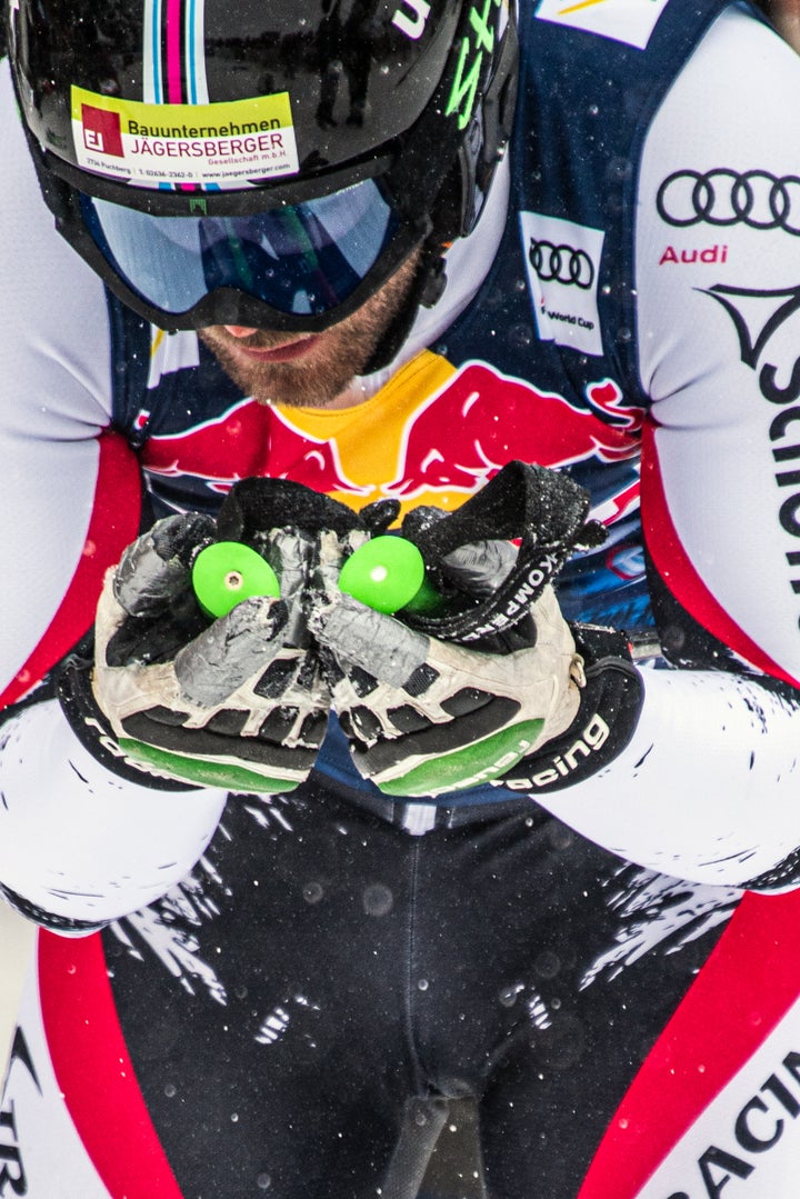 Scenes from the 2023 Hahnenkamm Downhill in Kitzbuel, Austria - Outside ...