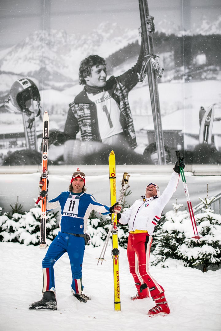 Scenes from the 2023 Hahnenkamm Downhill in Kitzbuel, Austria - Outside ...