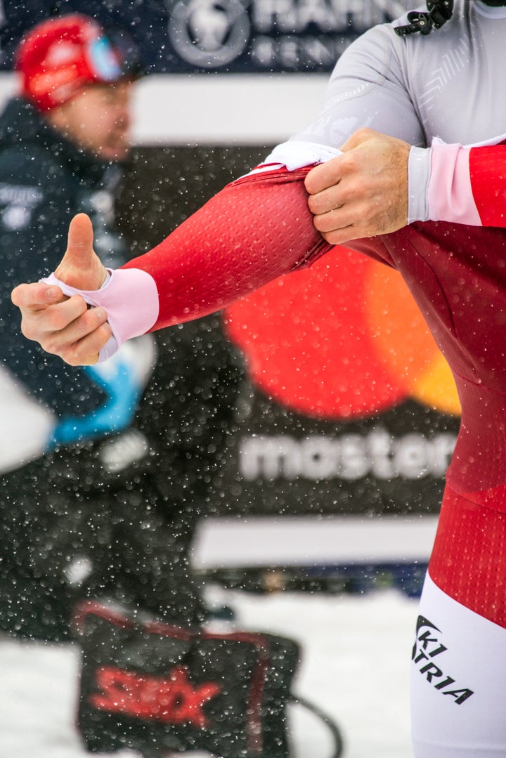 Scenes from the 2023 Hahnenkamm Downhill in Kitzbuel, Austria - Outside ...