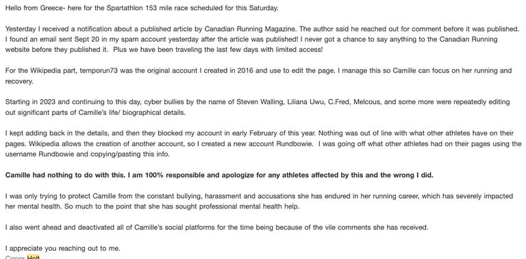 The Husband of Ultrarunner Camille Herron Admits to Controversial ...