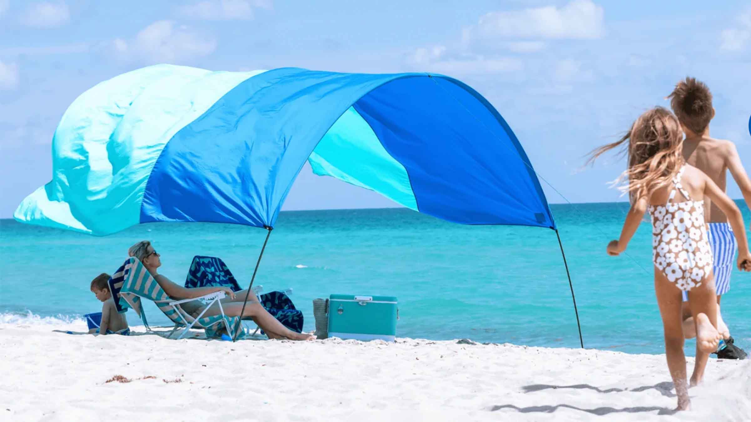 easiest beach canopy