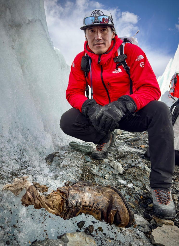 Jimmy Chin Found Andrew "Sandy" Irvine’s Boot on Mount Everest
