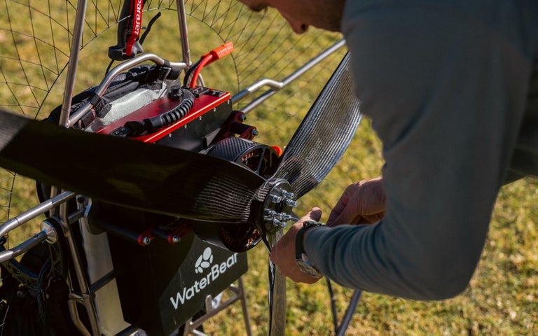 Two Brothers Flew Over the Alps in an Electric Paraglider