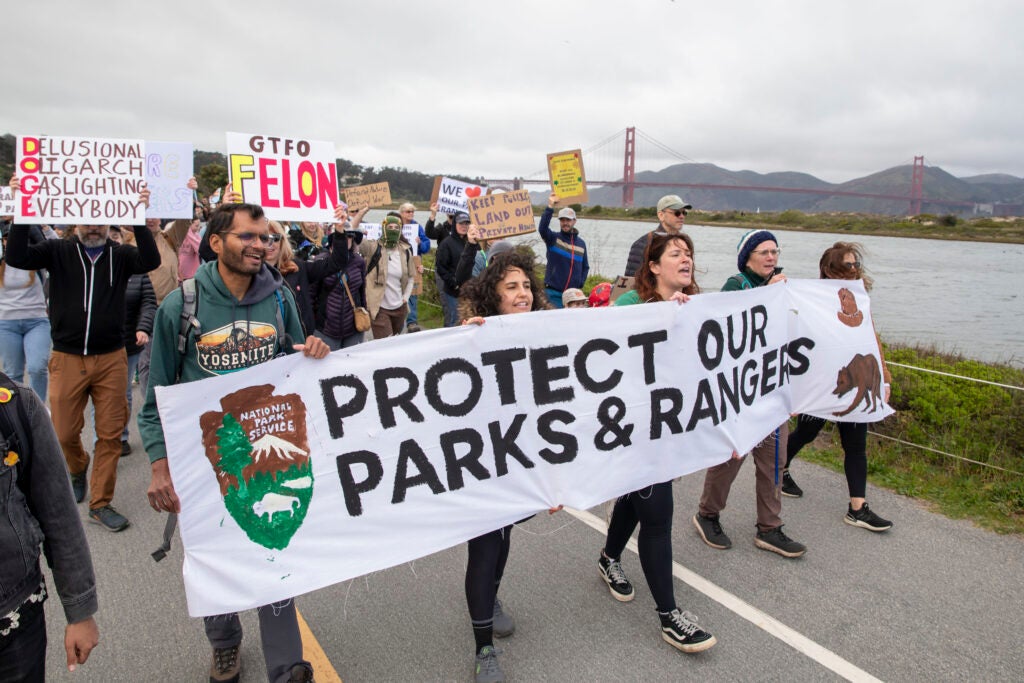 The Best Signs from the National Park Service Protests