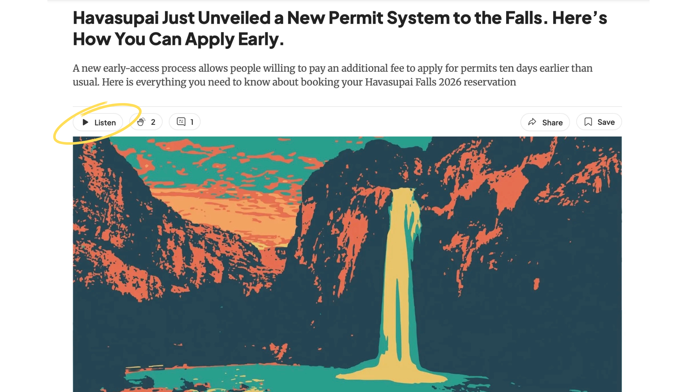 Stay In the Know With Outside's Text-to-Speech Story Feature