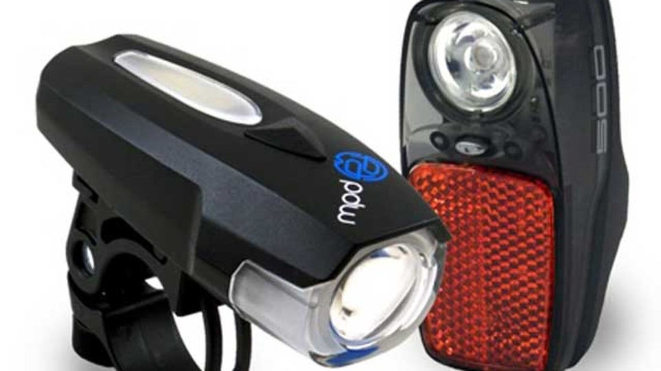 PDW Spaceship Headlight and Radbot 500 Taillight