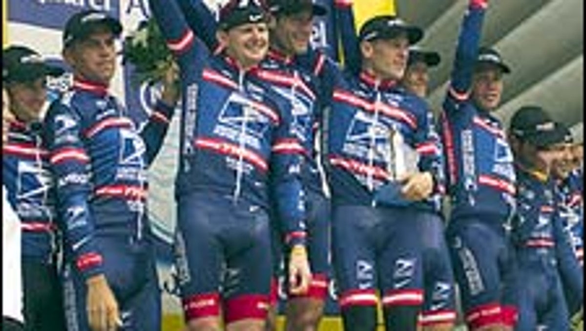 USPS Wins Team Time Trial; Armstrong Takes Overall Lead