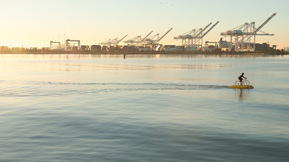 Floating a New Kind of Ride: The Water Bike