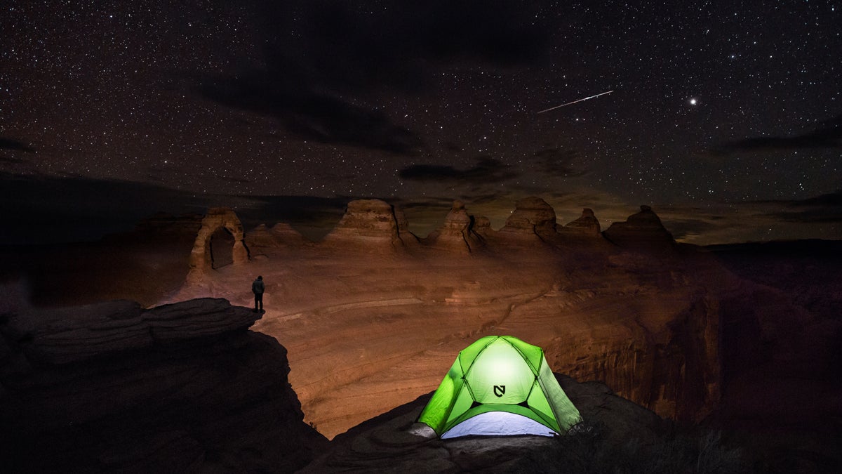 Night Sky Over Delicate Arch