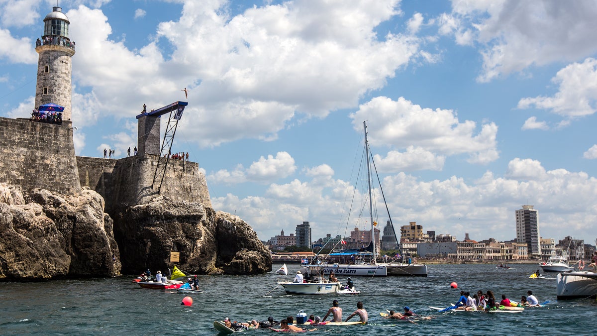 Cliff Diving in Cuba