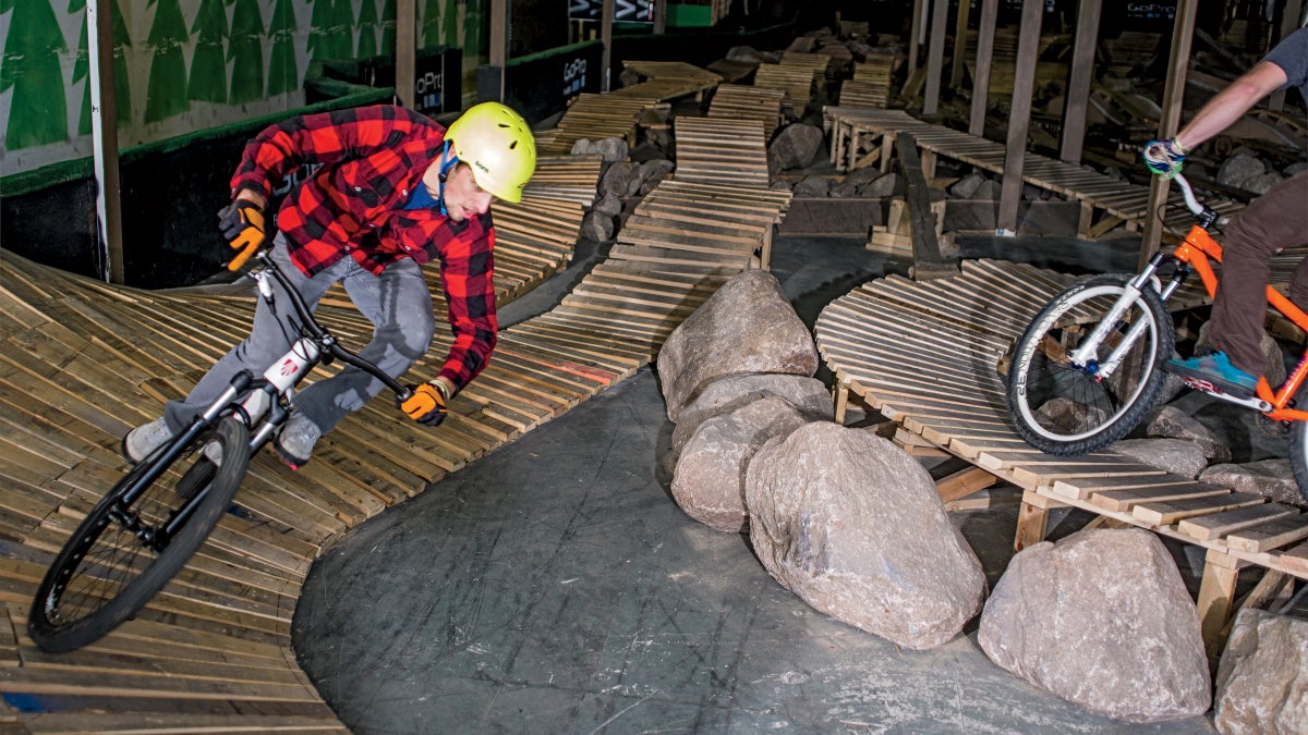 Mountain Biking Takes It Inside