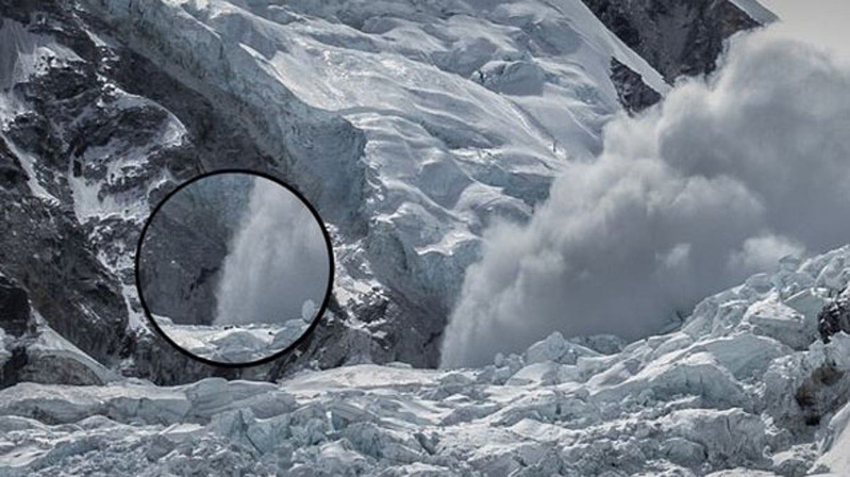 Avalanche on Everest