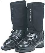 Where can I find gaiters compatible with ski boots?