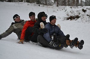 Where can I find lift-assisted sledding?