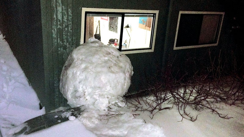 Giant Snowball Rolls Out of Control