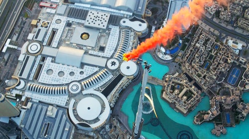 World-Record BASE Jump in Dubai
