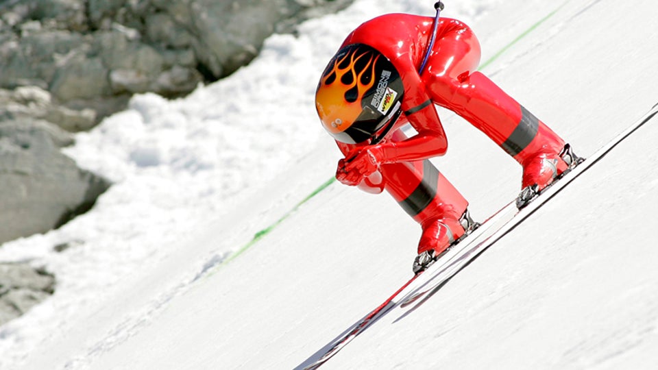 Italian Breaks Speed Skiing Record