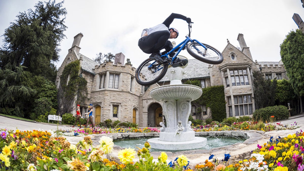 Danny MacAskill Rides the Playboy Mansion
