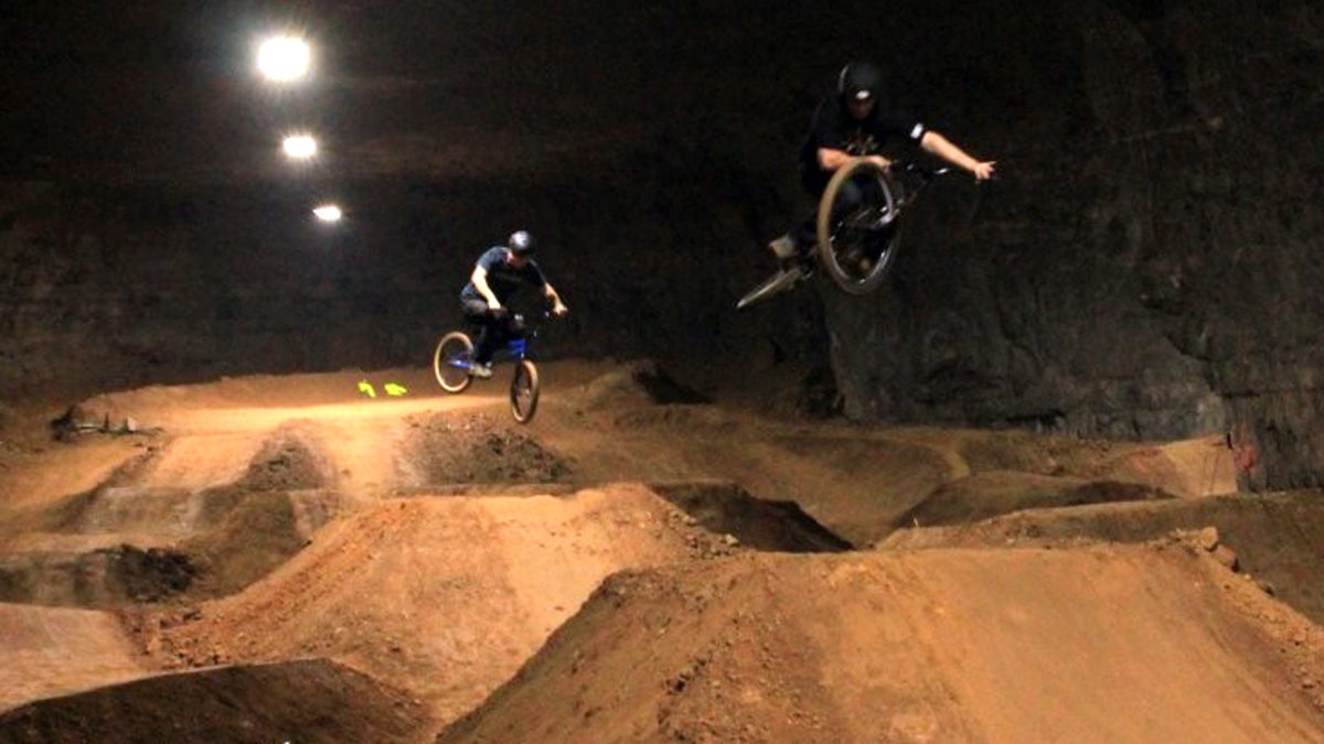 World's First Underground Bike Park Opens